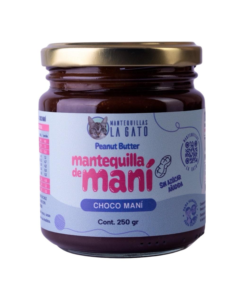 Mantequilla Choco Maní 250 gr La Gato | Sin Envase