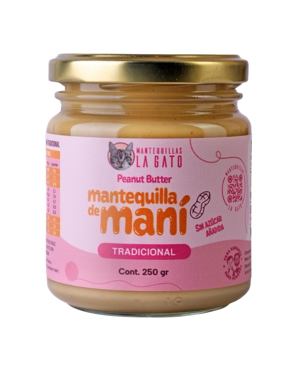 Mantequilla Maní Tradicional 250 gr La Gato | Sin Envase