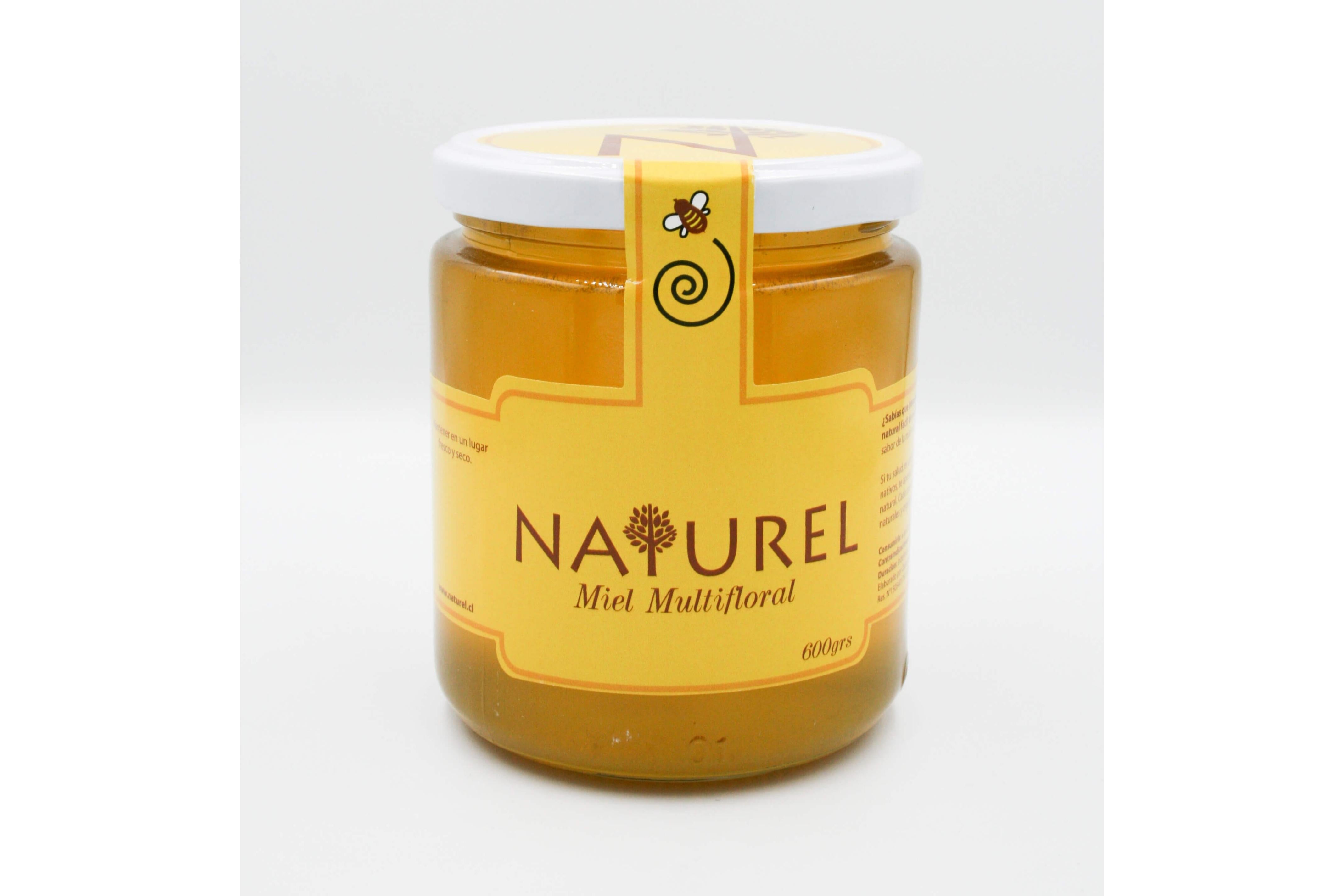 Miel Multifloral 600 gr Naturel | Sin Envase